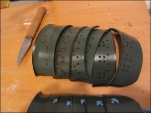 Making Armored Sleeves (Kote) for a Samurai Armour | Neustadt am Rübenberge